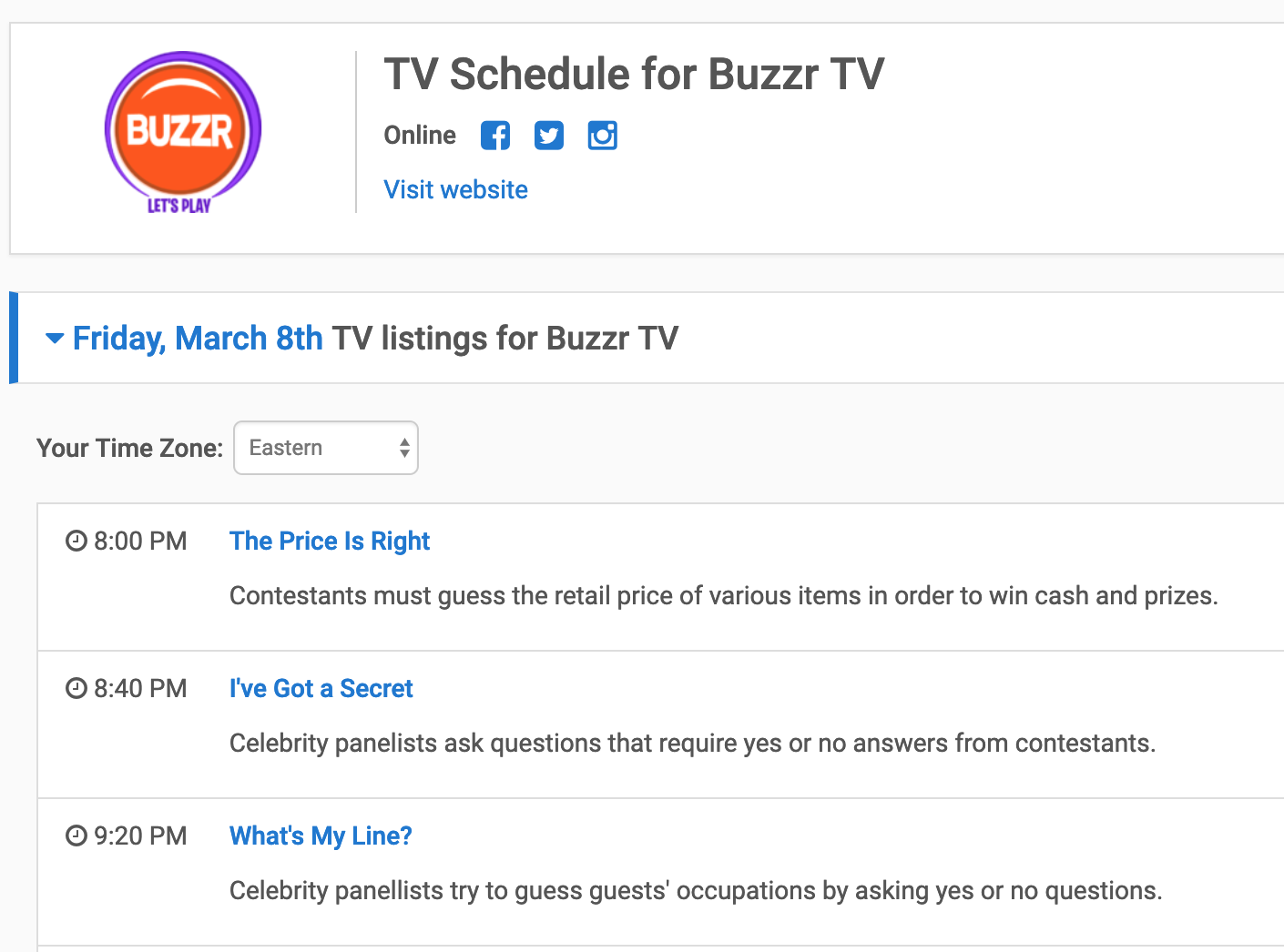 Black and White Price is Right Coming to Buzzr - BuzzerBlog BuzzerBlog ...