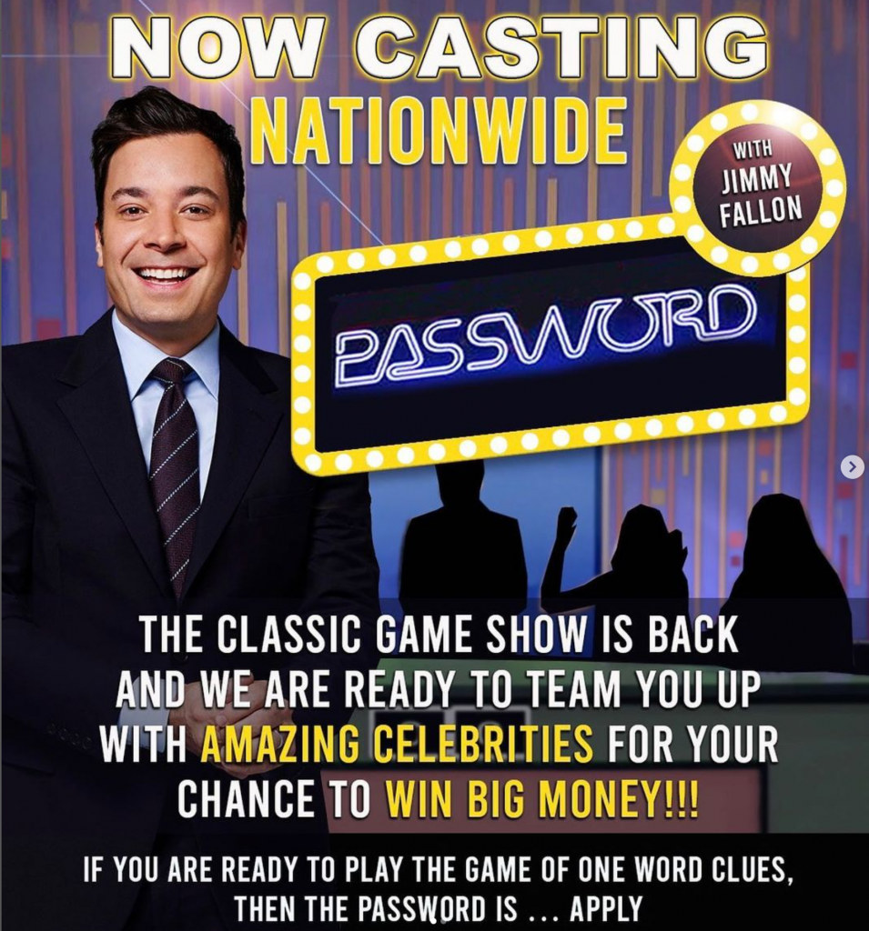 NBC's Password Revival Now Casting - BuzzerBlog BuzzerBlog | Your Game ...