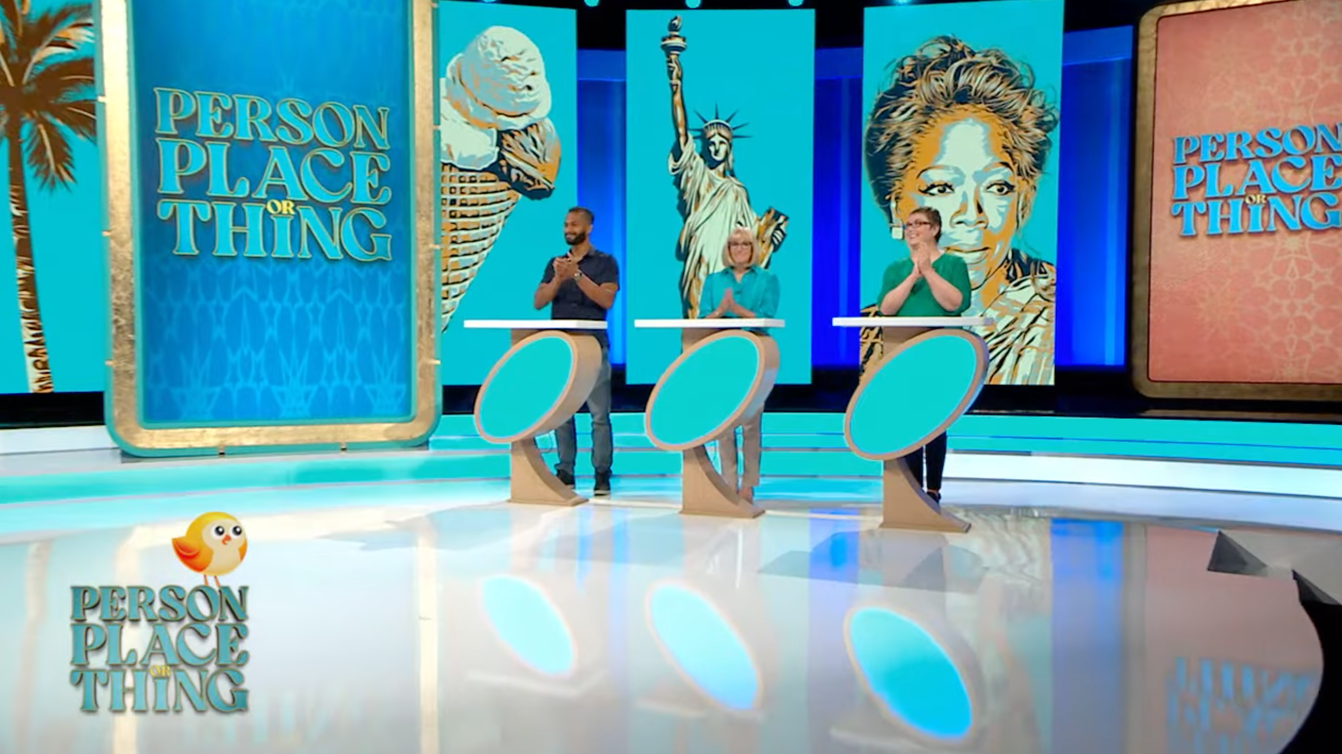 Animated Person Game Show